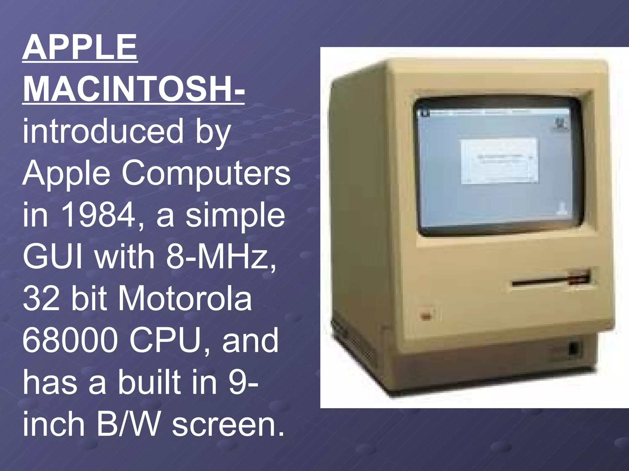 History of the computer elec. age (2nd gen.) | PPT