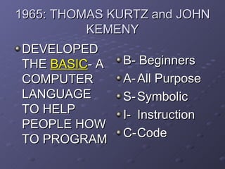History of the computer elec. age (2nd gen.) | PPT | Computing ...