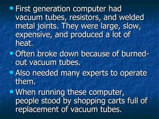 History of the computer electronic age | PPT