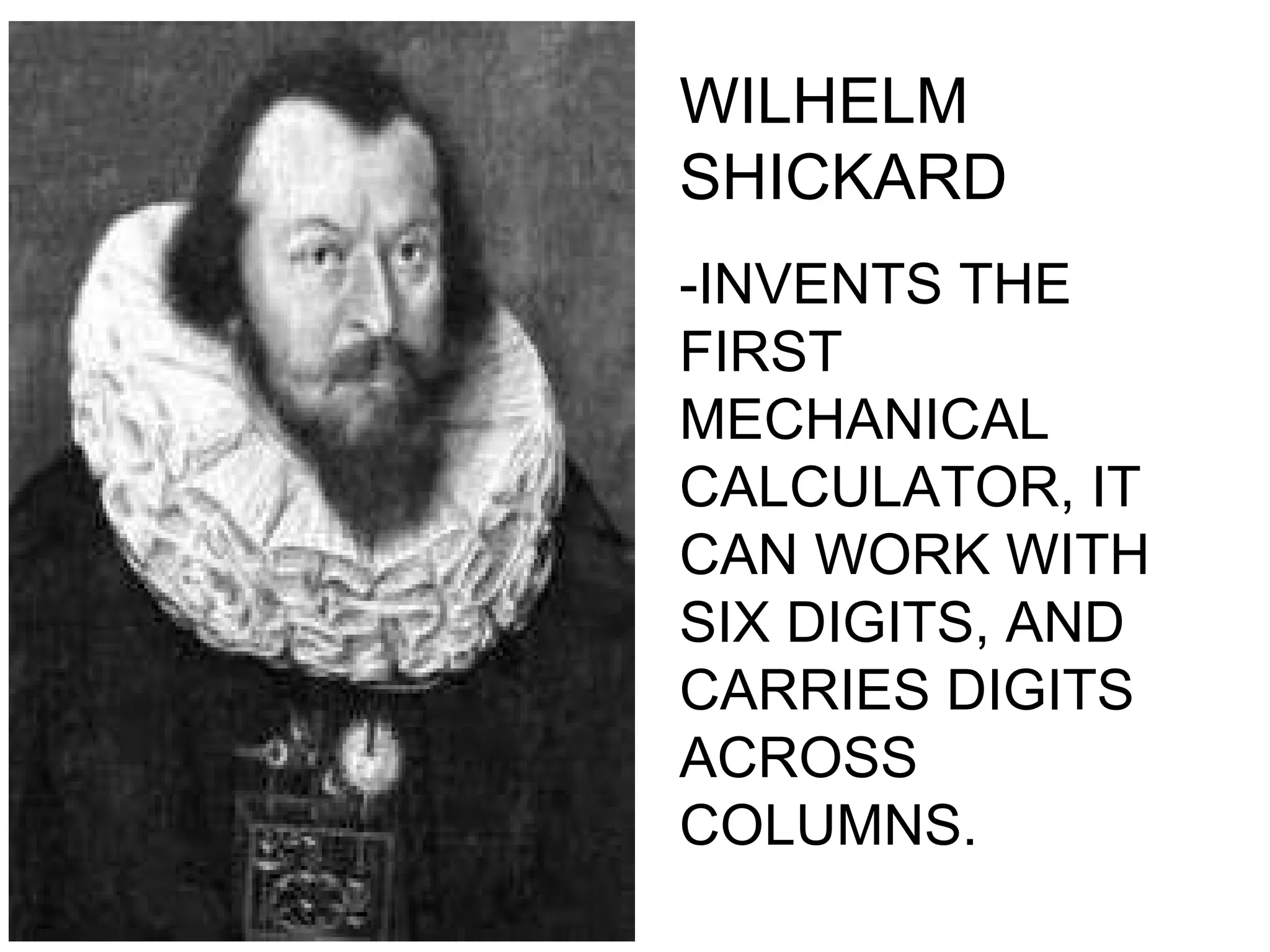 History of the computer (mechanical age) | PPT