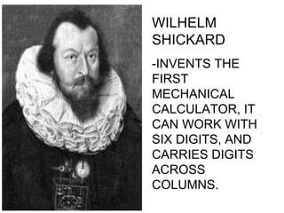 History of the computer (mechanical age) | PPT