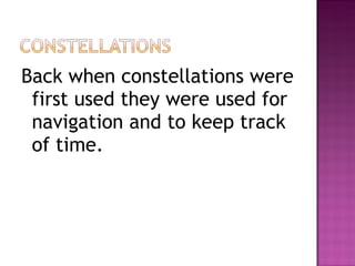 History of the constellations | PPT
