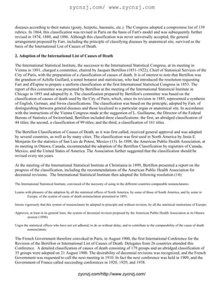 History of the development of the icd | PDF