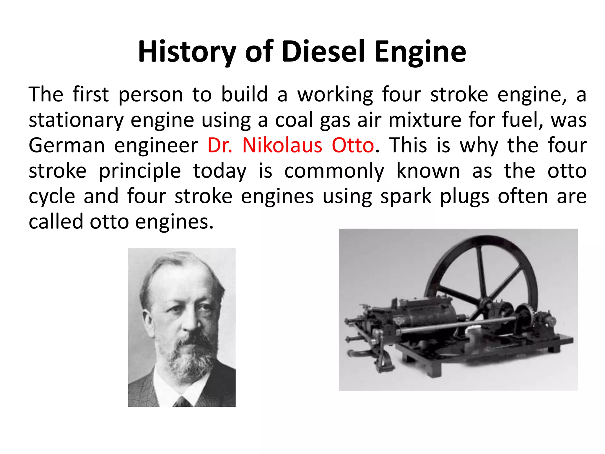 History of the diesel engine | PPTX
