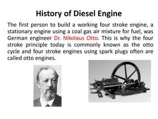 History of the diesel engine | PPTX