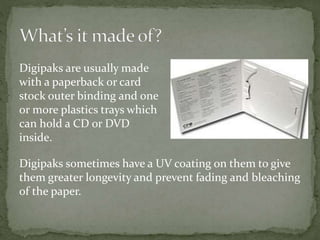 History of the DigiPak | PPTX