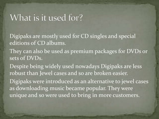 History of the DigiPak | PPTX