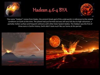 History of the Earth - How our World Came to Be | PPTX