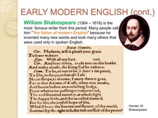History of the English language | PPTX
