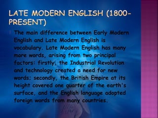 History of the english language | PPT