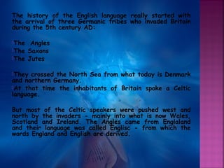History of the english language | PPT