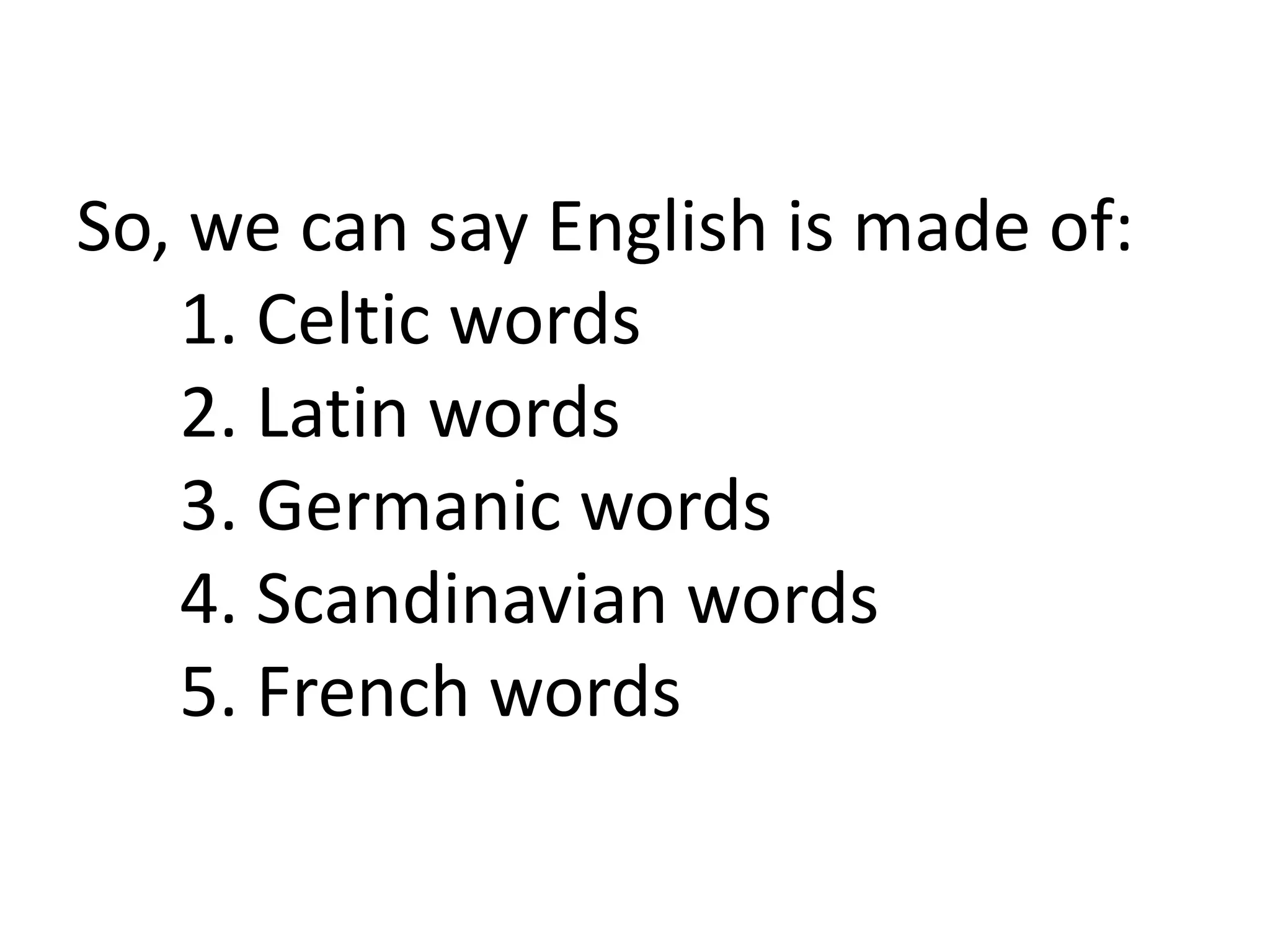 History of the English Language | PPTX