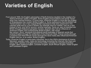 History of the english language | PPT