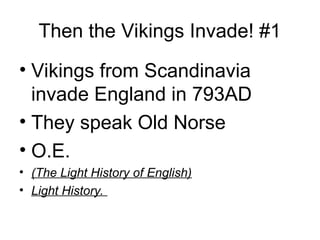 History of the English Language in Presentation | PPT