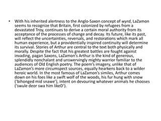 History of the english literature | PPTX