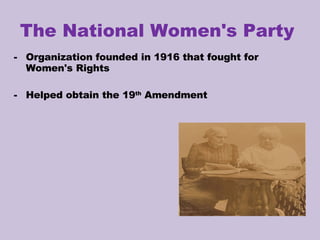 History Of The Equal Rights Amendment | PPT