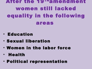 History Of The Equal Rights Amendment | PPT