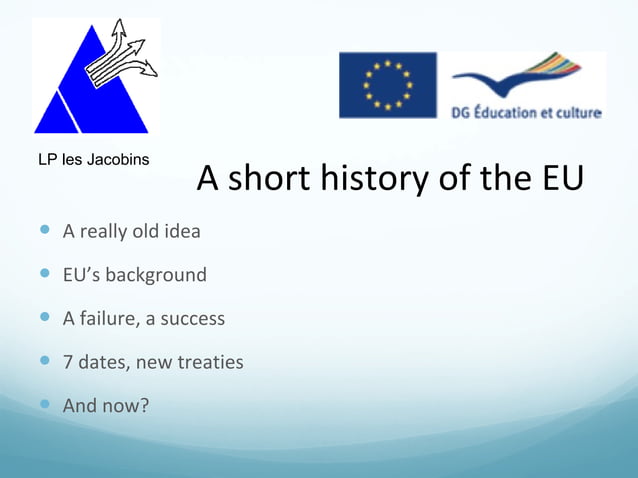 History of the European Union | PPT | Europe Travel | Travel Locations