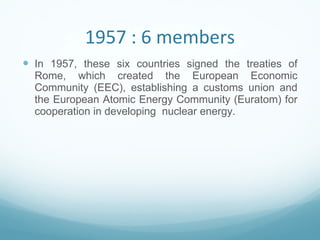 History of the European Union | PPT | Europe Travel | Travel Locations