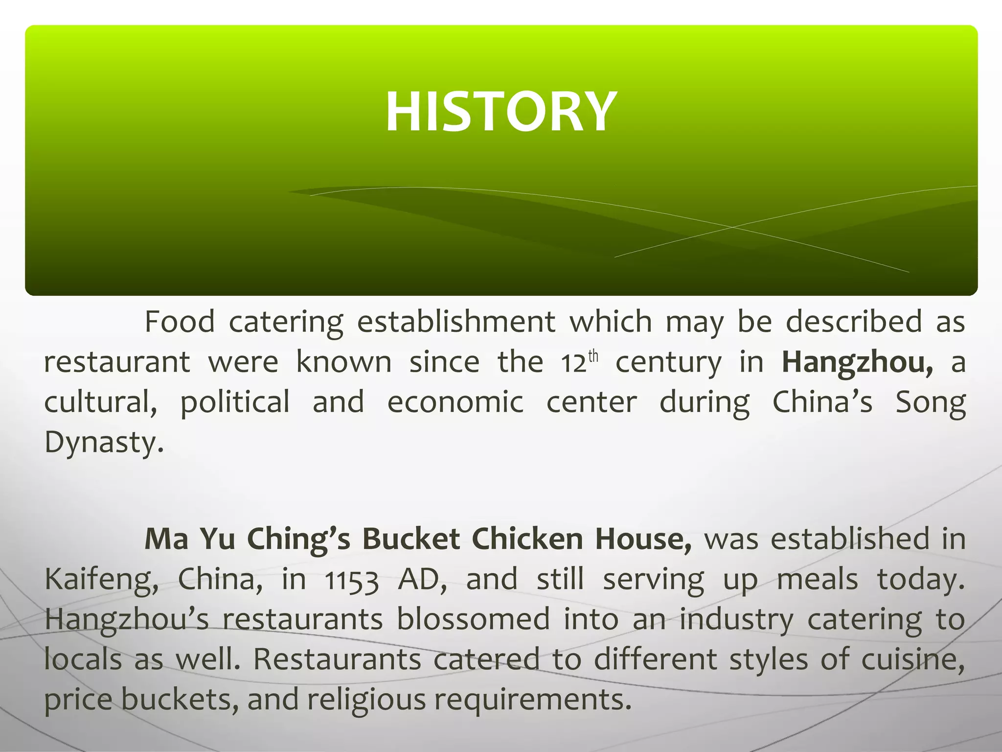 Historyofthefoodserviceindustry | PDF