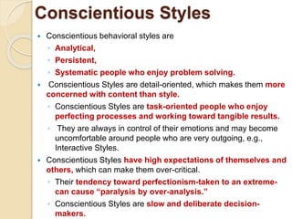 History of the four behavioral styles | PPTX | Mental Health | Diseases ...