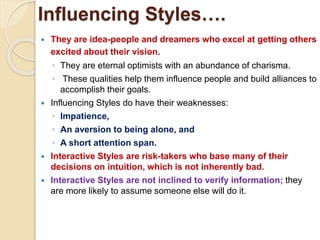 History of the four behavioral styles | PPTX | Mental Health | Diseases ...