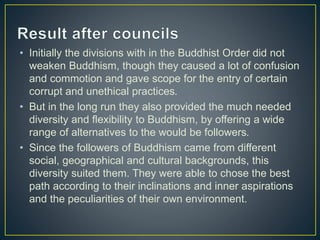 History of the four buddhist councils | PPTX