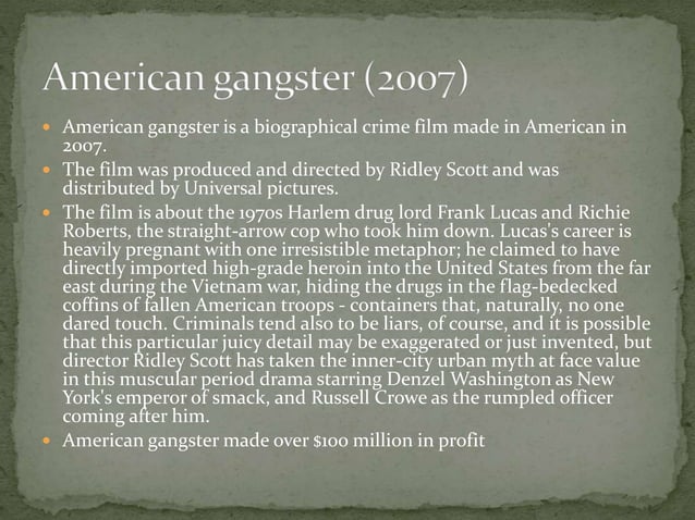 History of the gangster genre | PPTX | Hip Hop Music | Music