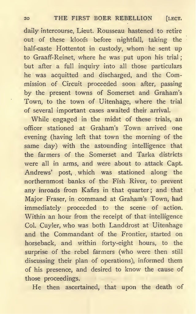 History of the Great Boer Trek