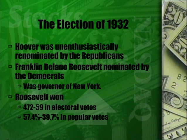 History Of The Great Depression | PPT | Economy | Business and Finance