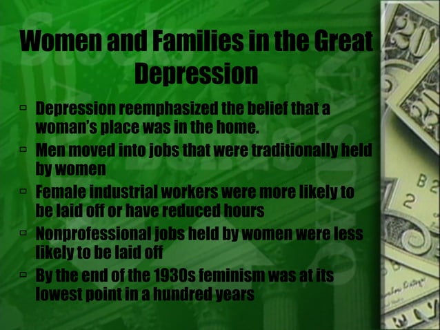 History Of The Great Depression | PPT | Economy | Business and Finance