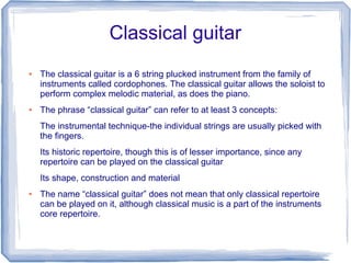 History of the guitar | ODP