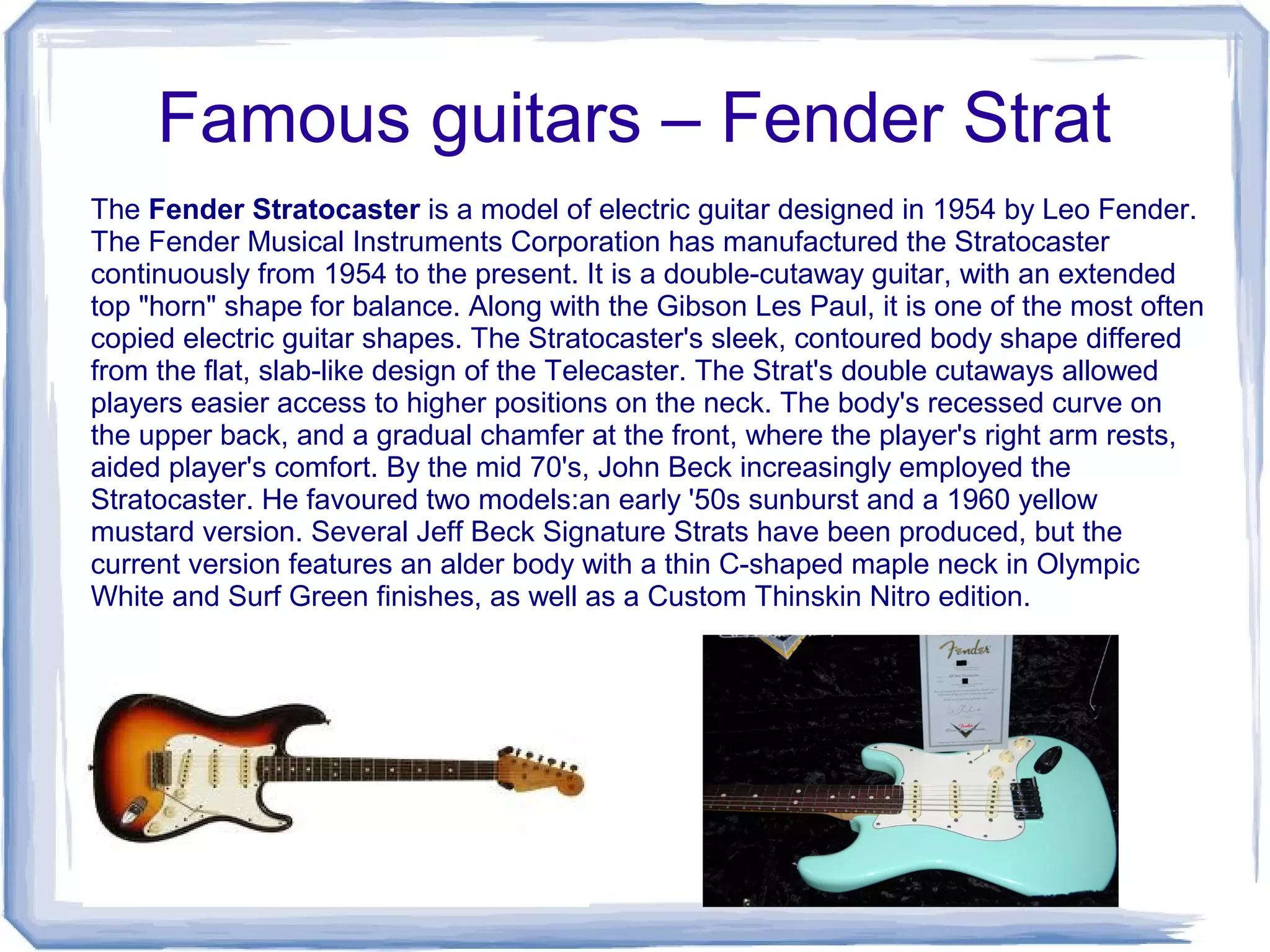 History of the guitar | ODP