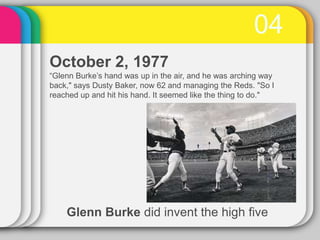 History of the High Five | PPTX