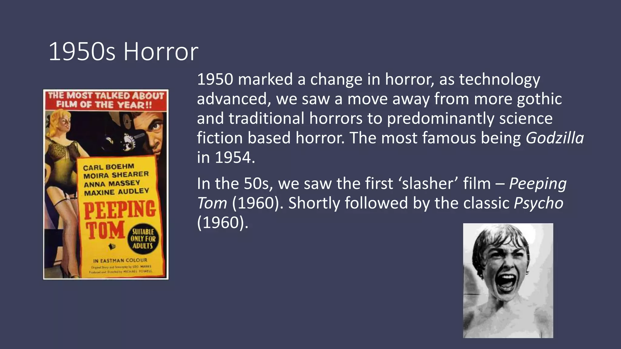History of the horror genre | PPT