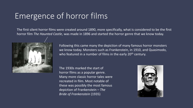 History of the horror genre | PPT
