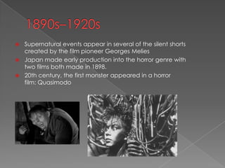 History of the horror genre | PPTX