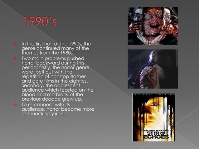 History of the horror genre | PPT
