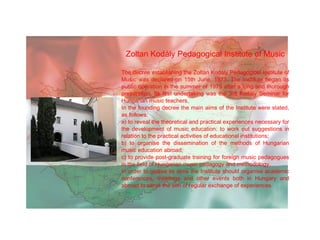 History of the hungarian music | PPT