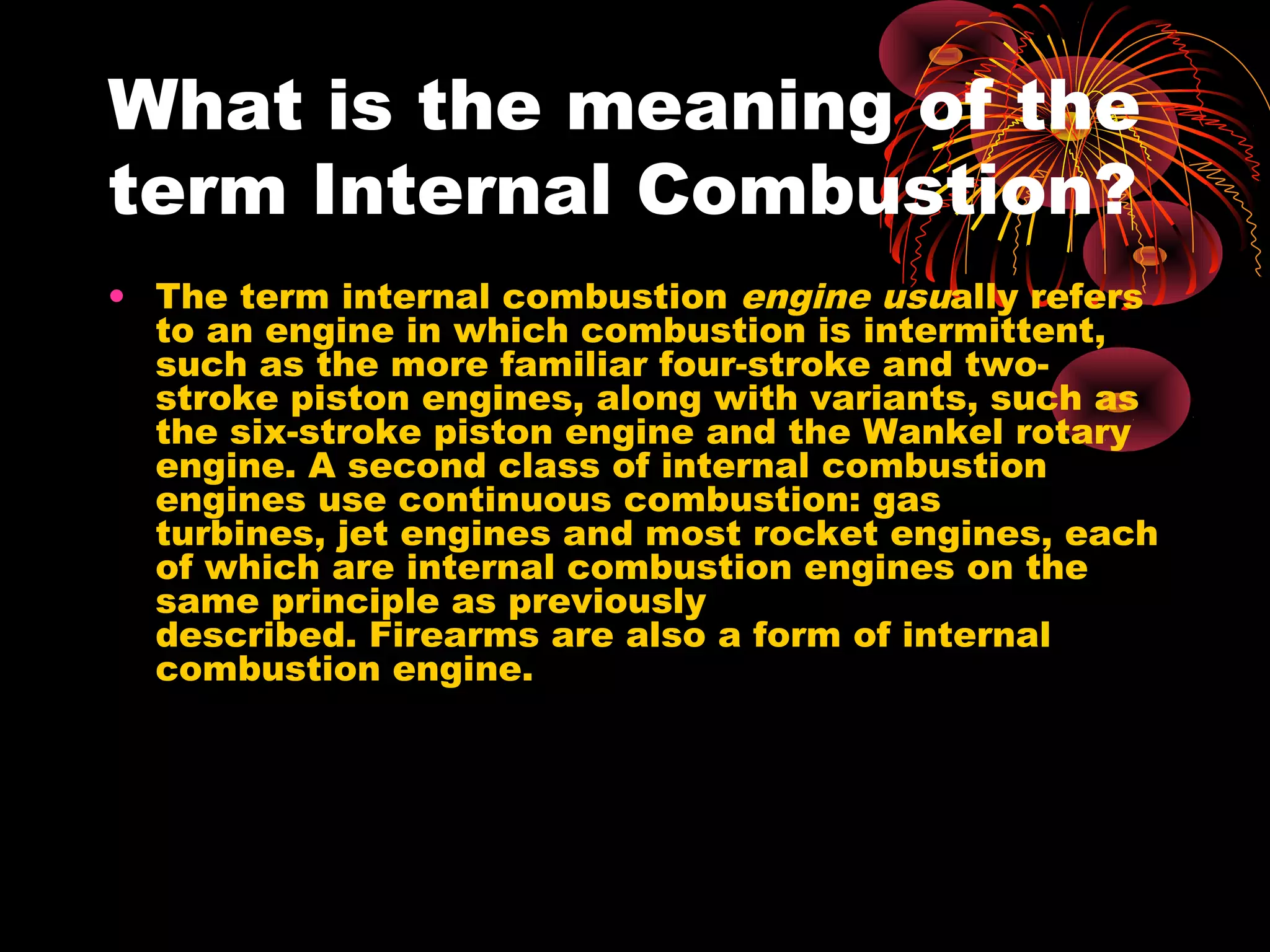 History of the internal combustion engine | PPT