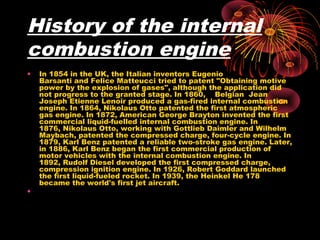 History of the internal combustion engine | PPT | Automotive