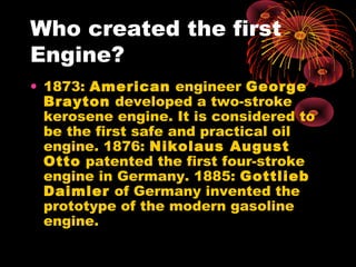 First Internal Combustion Engine Invented