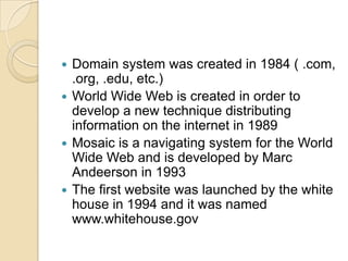 History of the internet | PPT