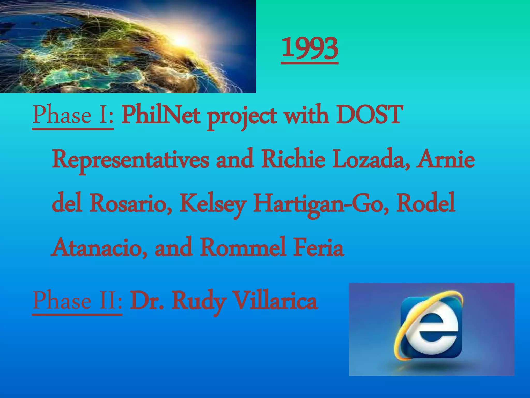 History of the internet (N. Latayan) | PPTX