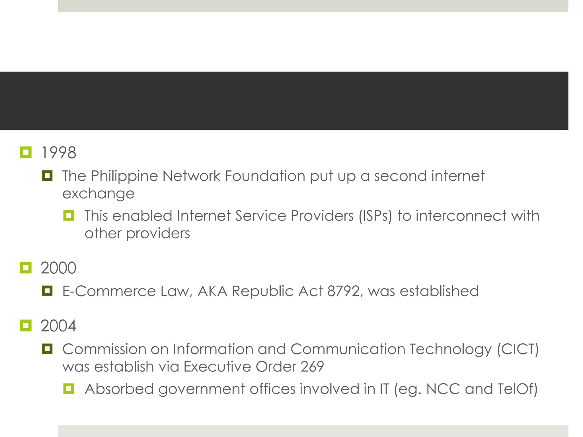 History of the PHILIPPINE Internet | PPTX