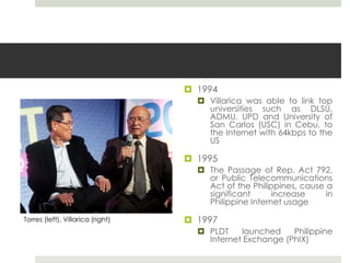 History of the PHILIPPINE Internet | PPTX