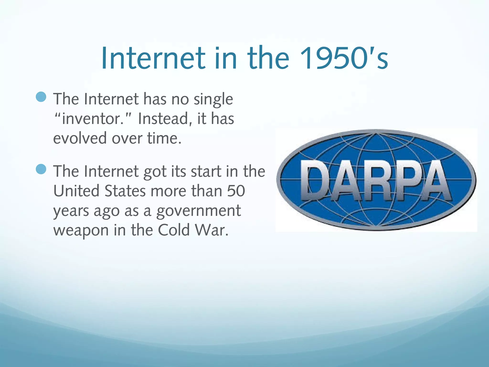 History of the internet | PPT