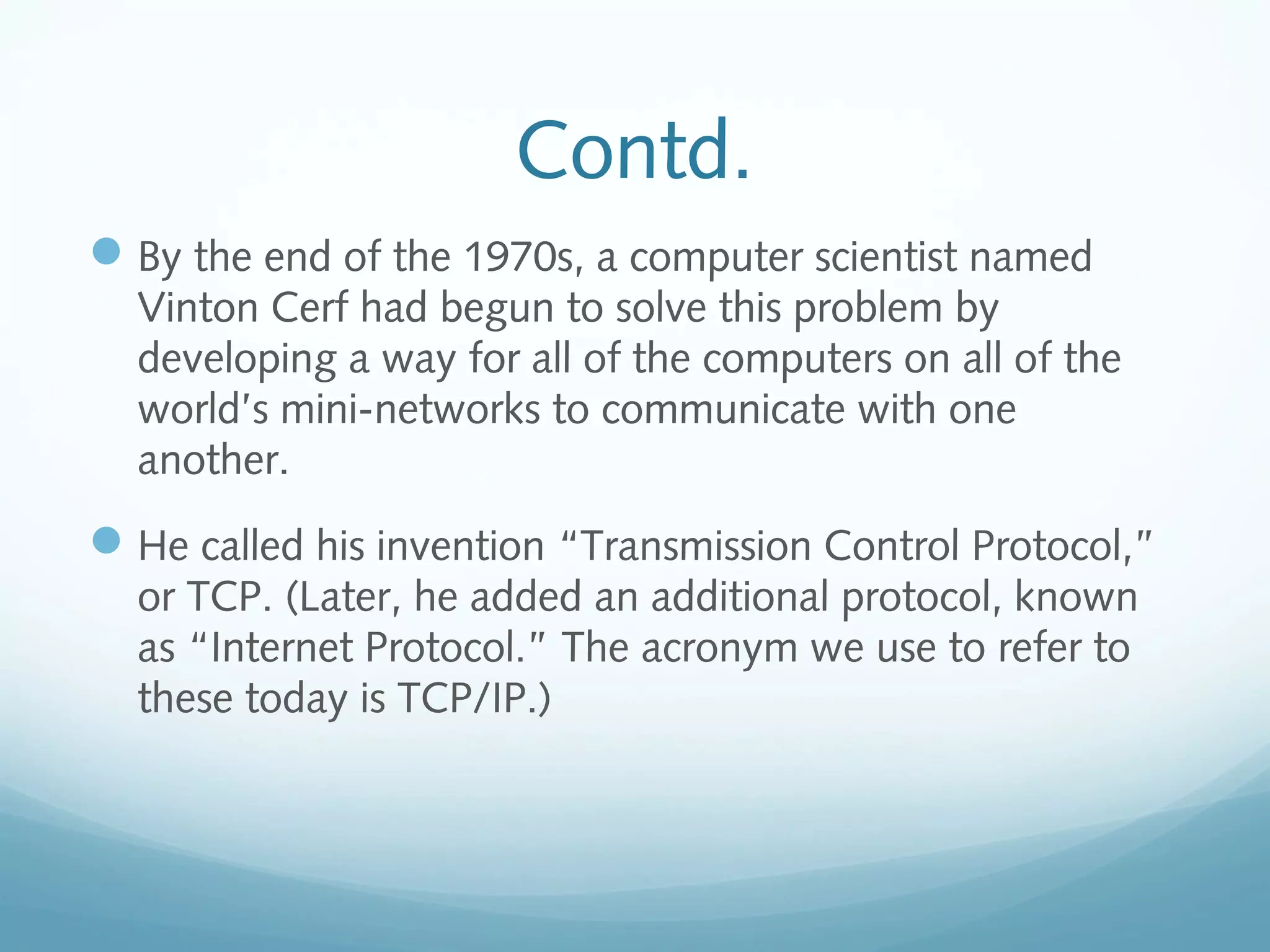 History of the internet | PPT