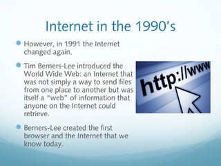 History of the internet | PPT