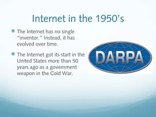 History of the internet | PPT